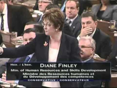 MP Diane Finley on reducing child poverty in Canada - YouTube