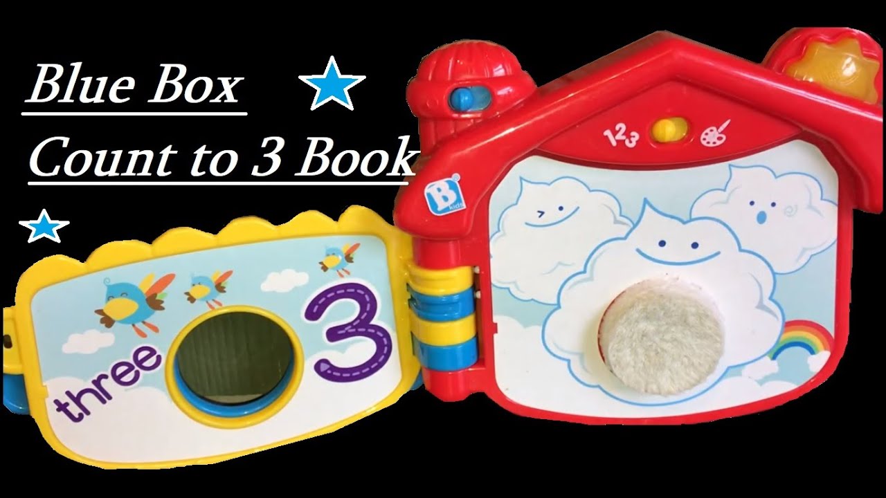 Blue Box Children's Count to 3 Activity Electronic Toddler Baby Book ...