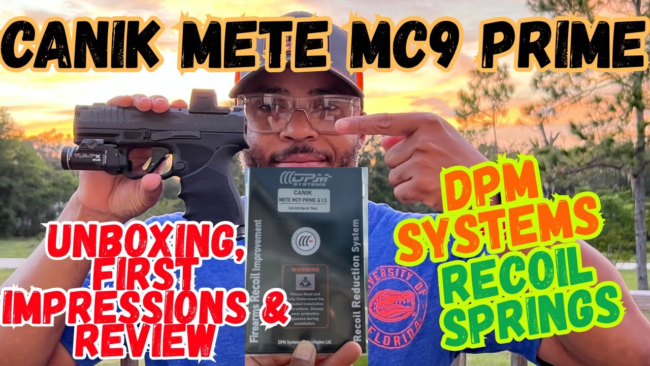 CANIK METE MC9 PRIME + DPM SYSTEMS RECOIL SPRING: GAME CHANGER OR ...