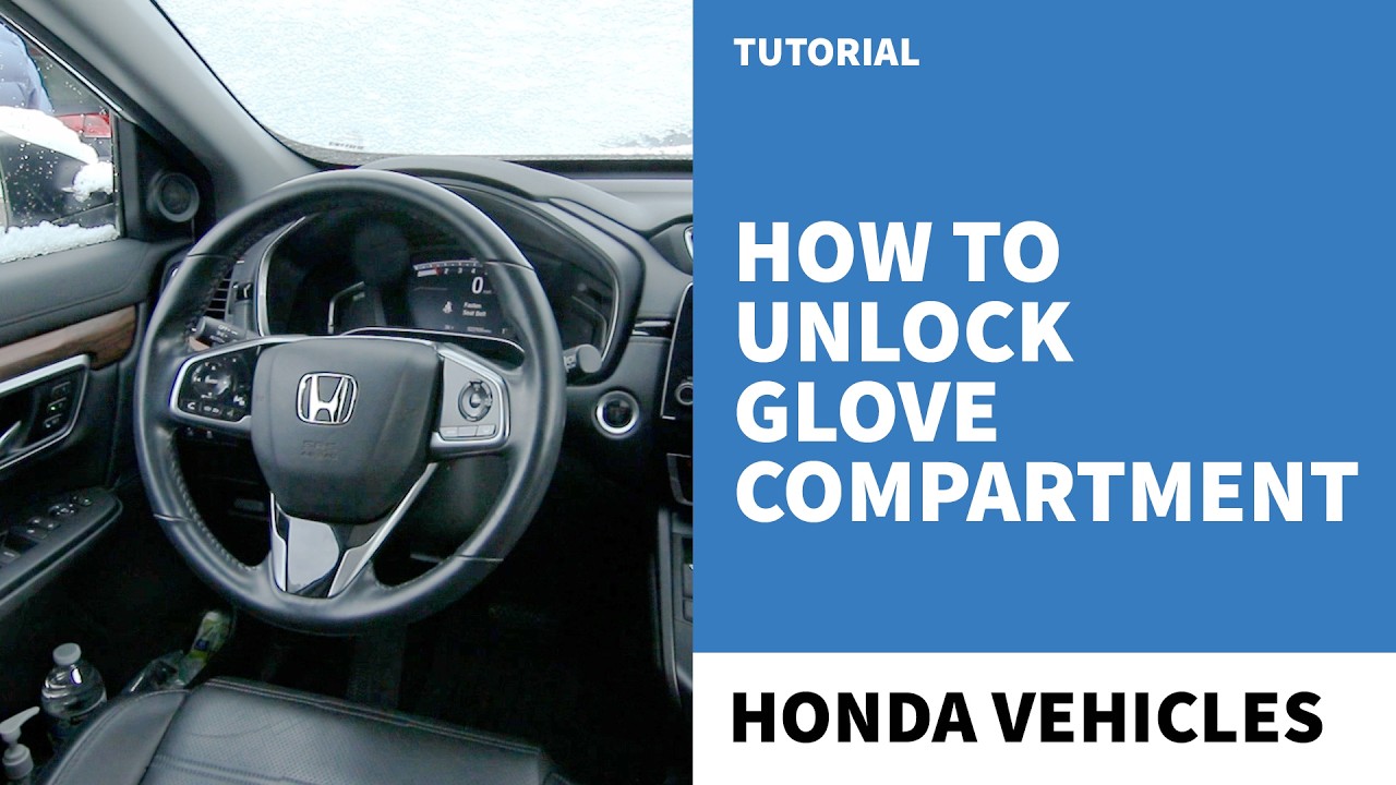 How to Unlock Any Honda Glove Compartment - Honda CRV Unlock Glove Box ...