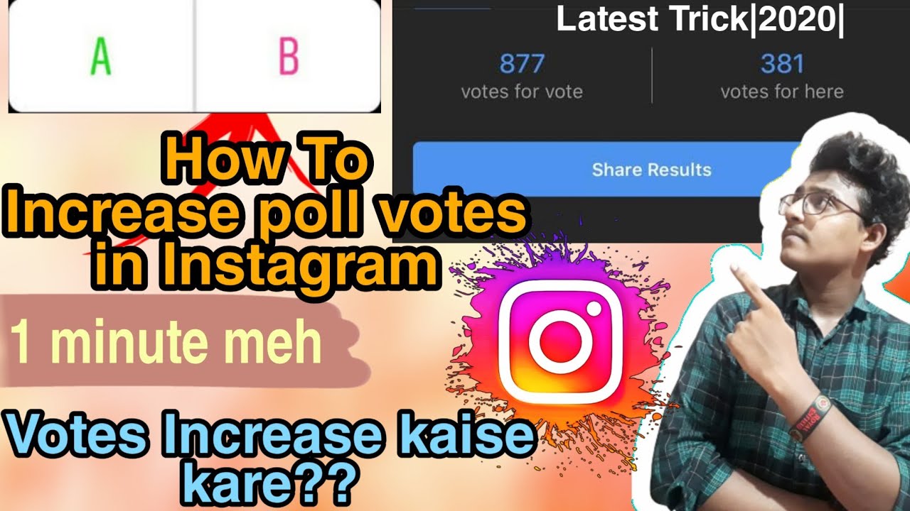 HOW TO INCREASE INSTAGRAM POLL VOTE | STORY VOTE | DP BATTLE WIN | POLL ...