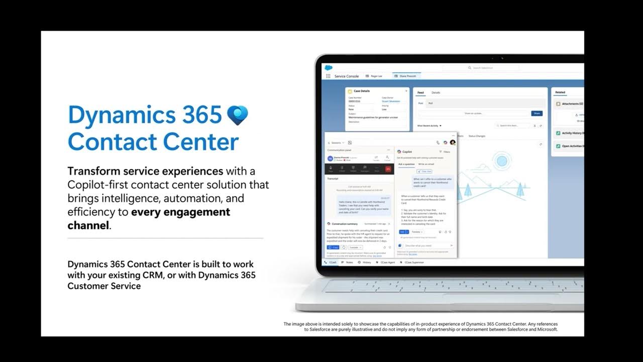 Dynamics 365 - A TRULY Connected Contact Center - YouTube
