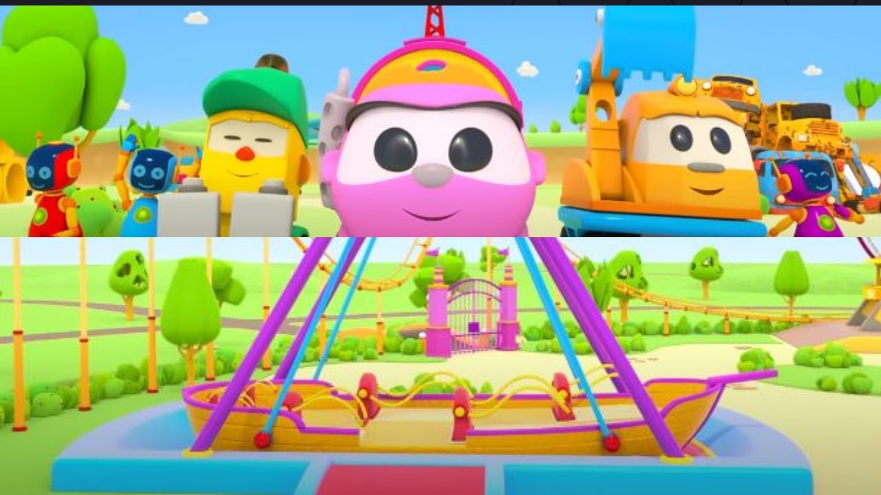 Car Cartoon & Leo The Truck Leo and swing boat #car #cartoons #learn # ...