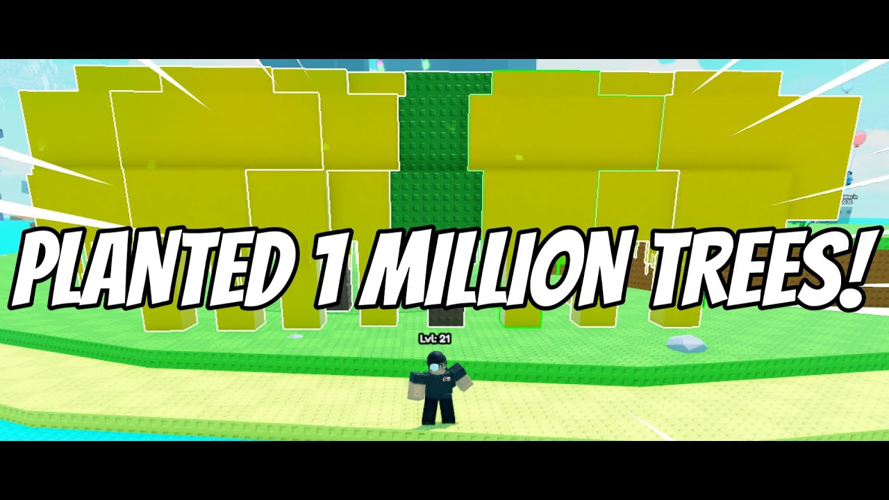 I PLANTED 1 MILLION TREES IN ROBLOX! - YouTube
