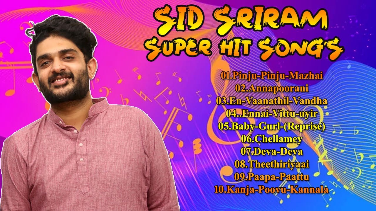 SID SRIRAM MELODY SONG | SID SRIRAM | NEW LOVE SONG | MELODY TAMIL | SID SRIRAM LOVE SONG - YouTube