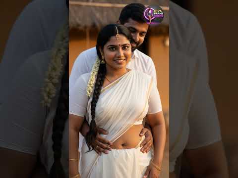 💖 Playful Village Romance | South Indian Saree Beauty & Her Love ✨ | Cinematic Couple Vibes