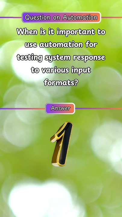 Top SQA Automation Questions for Viva Test | Software Testing Prep ...