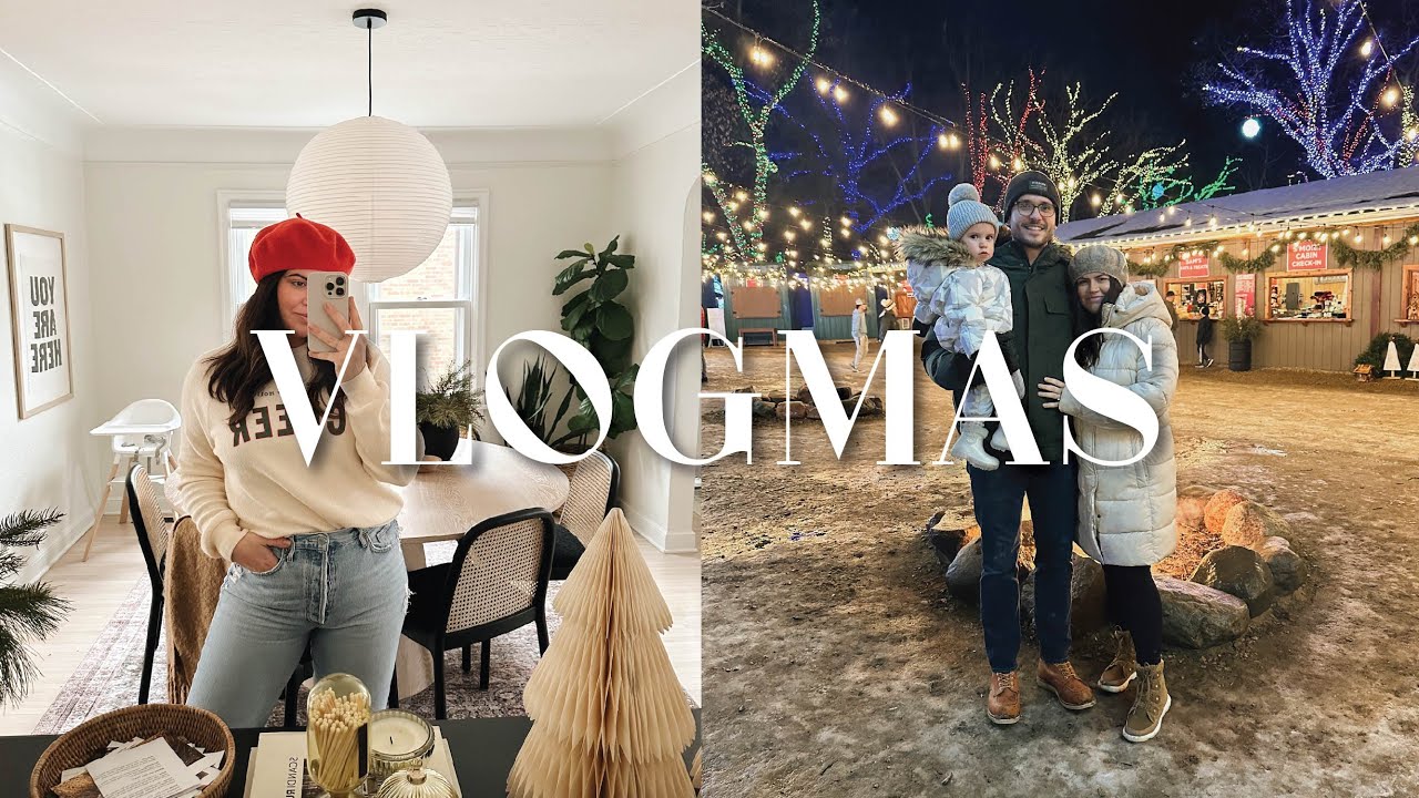 CHRISTMAS LIGHT SHOW + GIRLS NIGHT OUT | Vlogmas Day 13 and 14 - YouTube