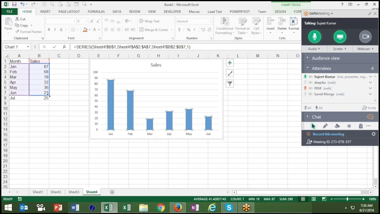 Use Offset Formulas in Chart - Dynamic Chart for Dashboard - YouTube