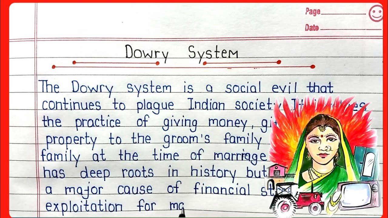 Essay on dowry system in english।Essay on dowry system।write an essay ...