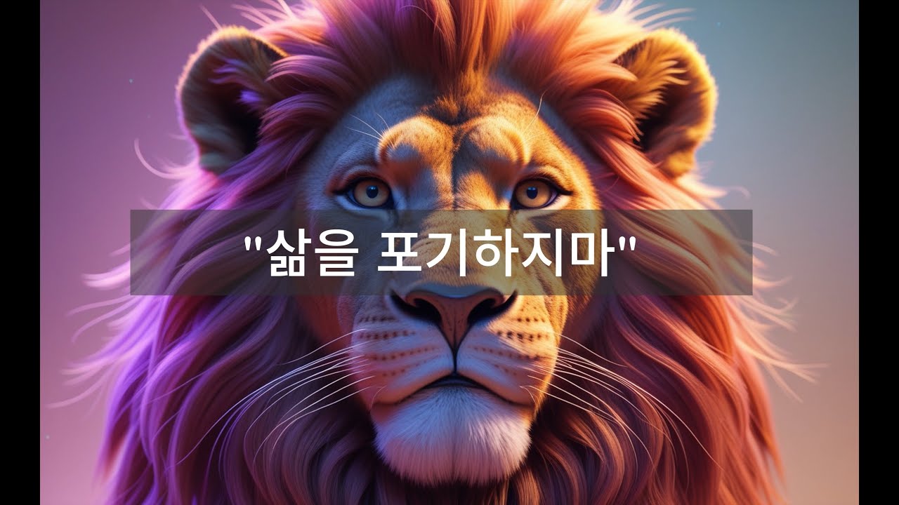 삶을 포기하지마 - YouTube