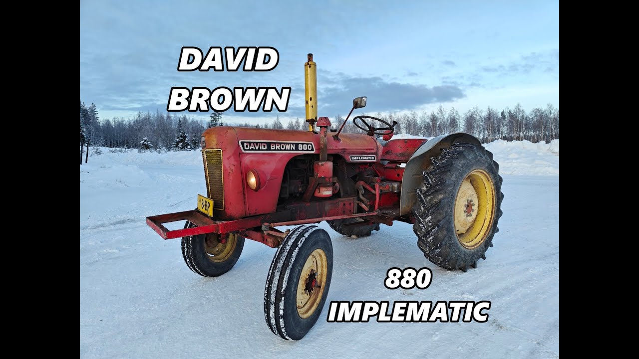 David Brown 880 Implematic - YouTube