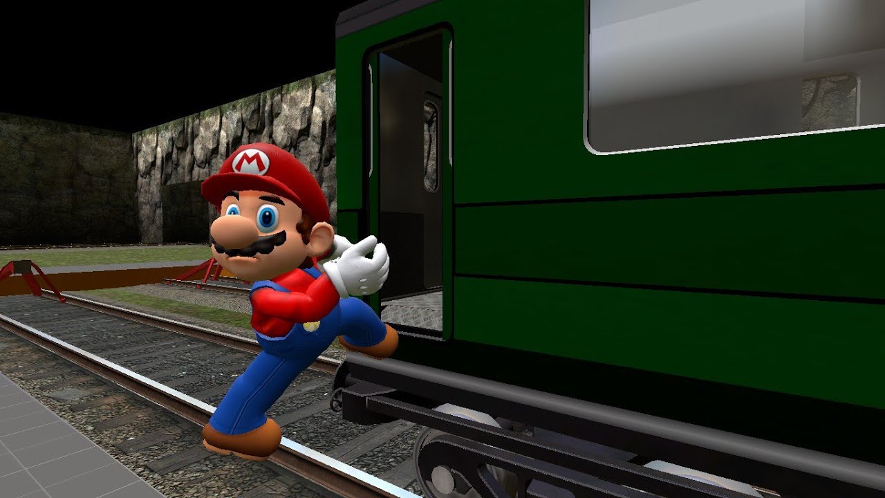 SM06: Mario Gets On A Train - YouTube