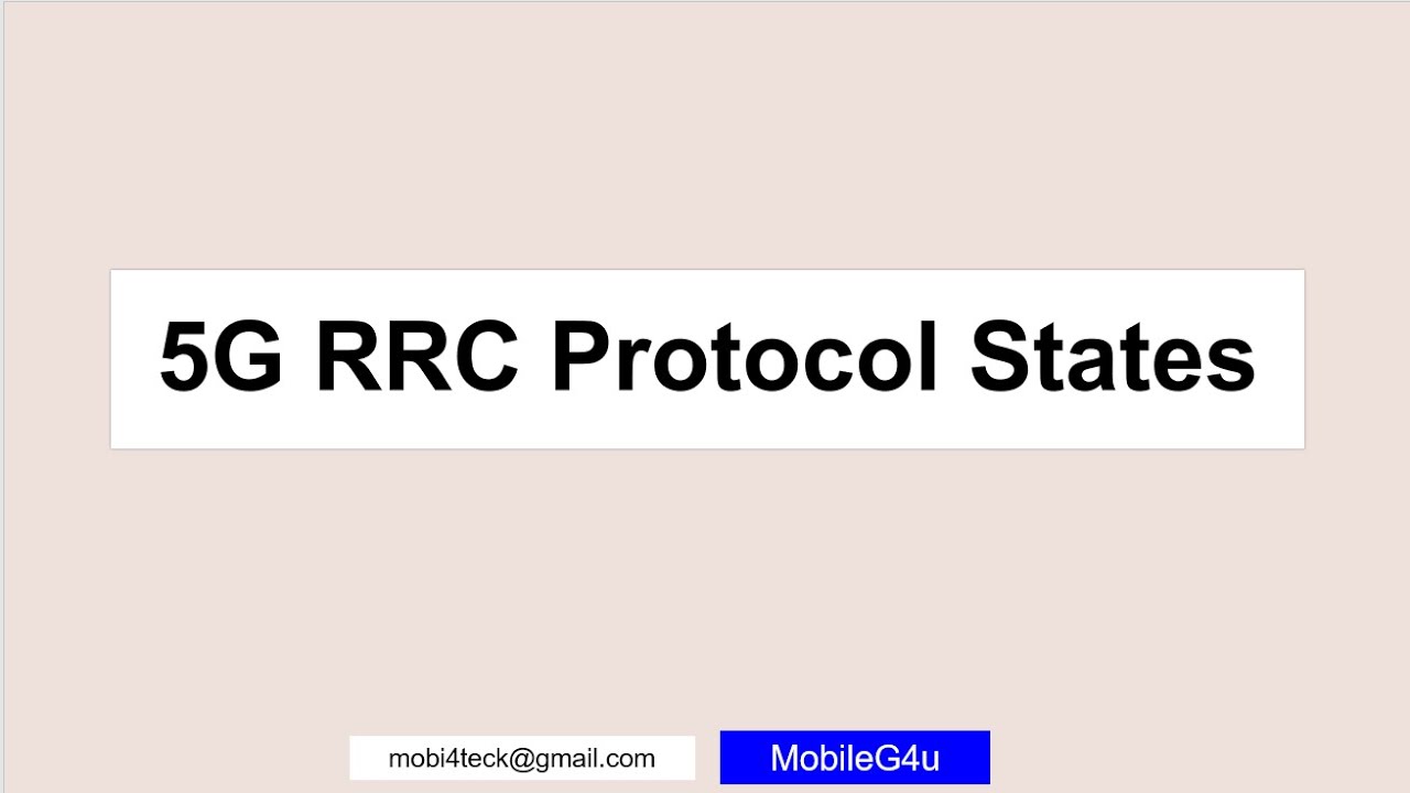 5G RRC States - YouTube
