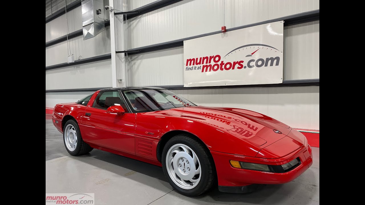 1991 Corvette SOLDSOLDSOLDCoupe ZR-1 Red on Red interior 6 speed manul ...