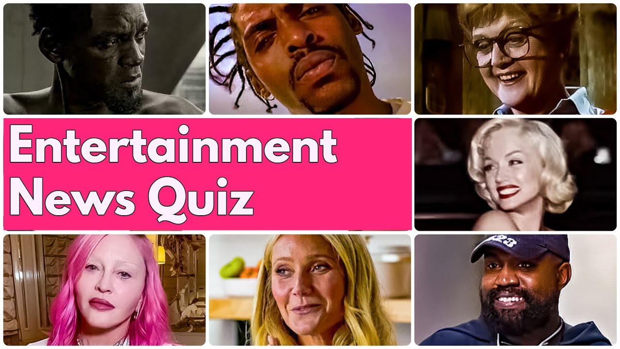 Entertainment News Quiz of the Month | October 2022 | Celebrity Trivia ...