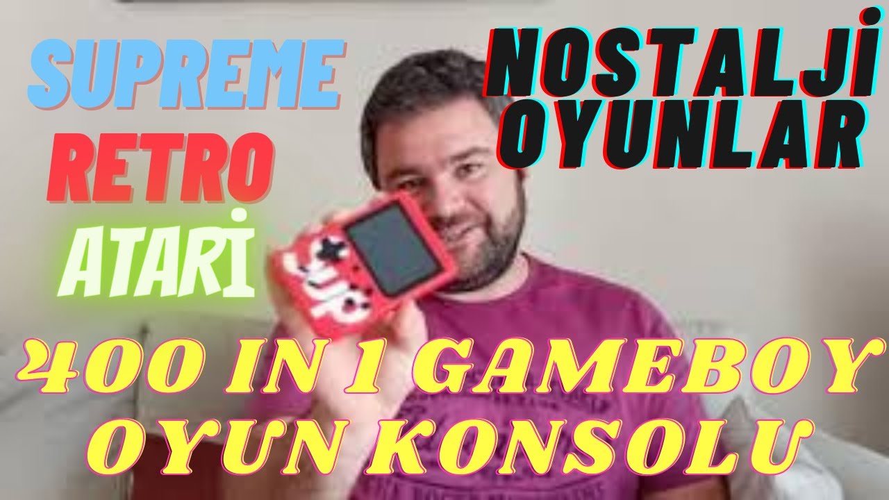 Sup Retro Atari / Supreme Oyun Video Konsolu / Noltalji Eski Oyunlar ...
