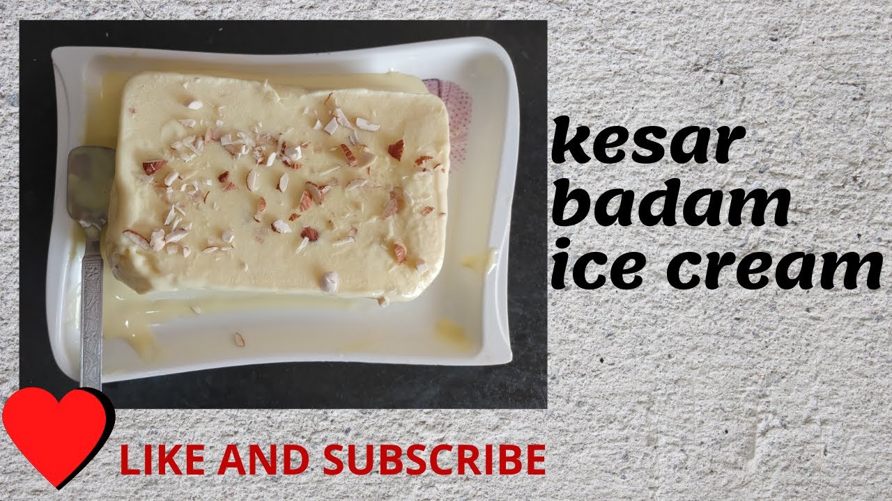 Kesar Badam Ice Cream | केसर बादाम क़ुल्फ़ी | PARAD kitchen | keser ...