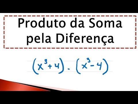 Produto da Soma pela Diferença - Produtos Notáveis - YouTube