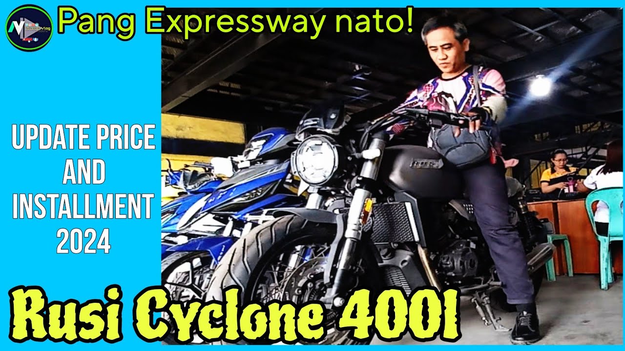 Rusi Cyclone 400i Update price and installment this 2024 Pang ...