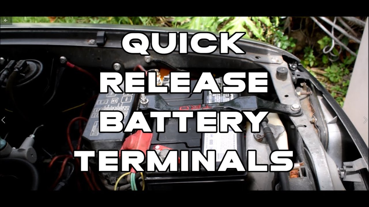 Quick Release Battery Terminals - YouTube