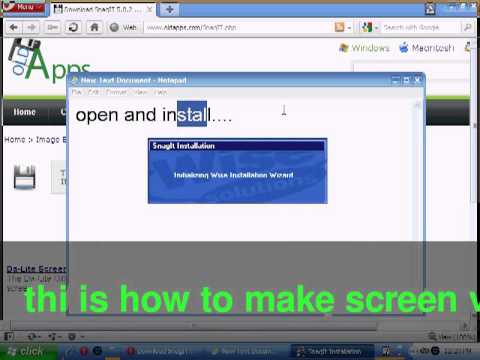 How to make screen video - YouTube