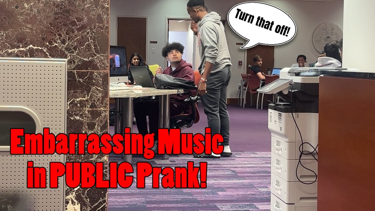 Blasting Inappropriate Music in Public! - YouTube