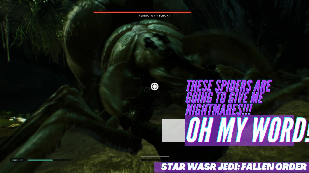 These spiders are going to give me nightmares!! | Star wars Jedi Fallen ...
