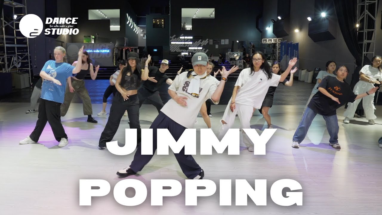 JIMMY POPPING BEGINNER | O2 DANCE STUDIOS - YouTube