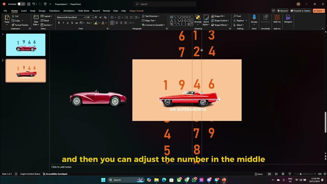 HOW TO MAKE A COOL PRESENTATION SLIDE |POWERPOINT - YouTube
