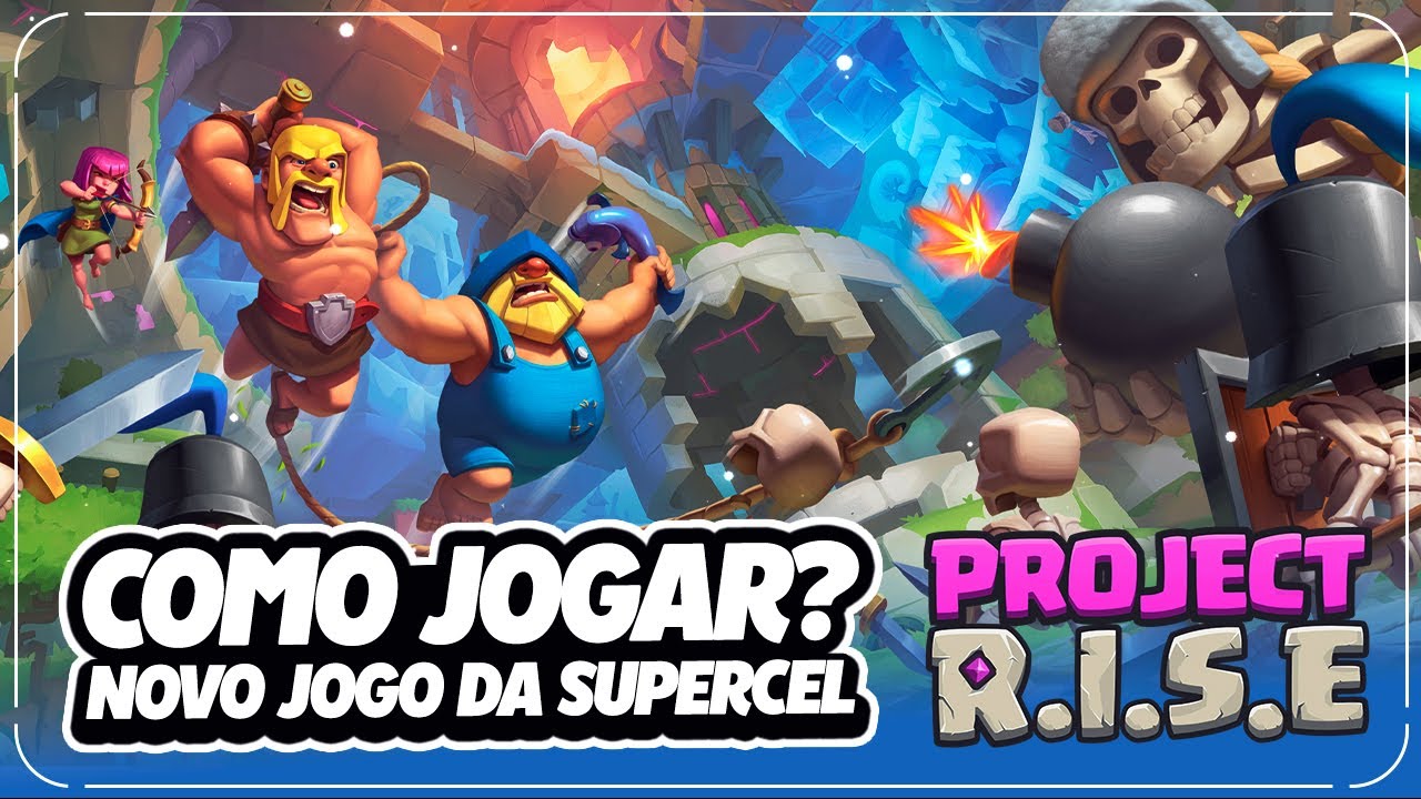 PROJECT RISE, NOVO JOGAÇO DA SUPERCELL ANUNCIADO! COMO JOGAR O PROJECT ...