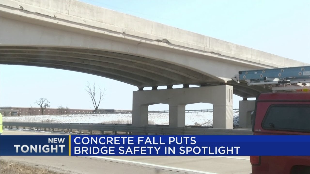 Concrete fall puts bridge safety in spotlight - YouTube