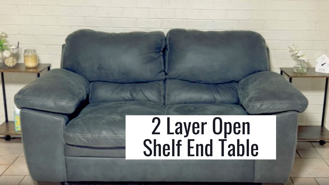 VRISA 2 Layer Open Shelf End Tables Set of 2 Review - YouTube