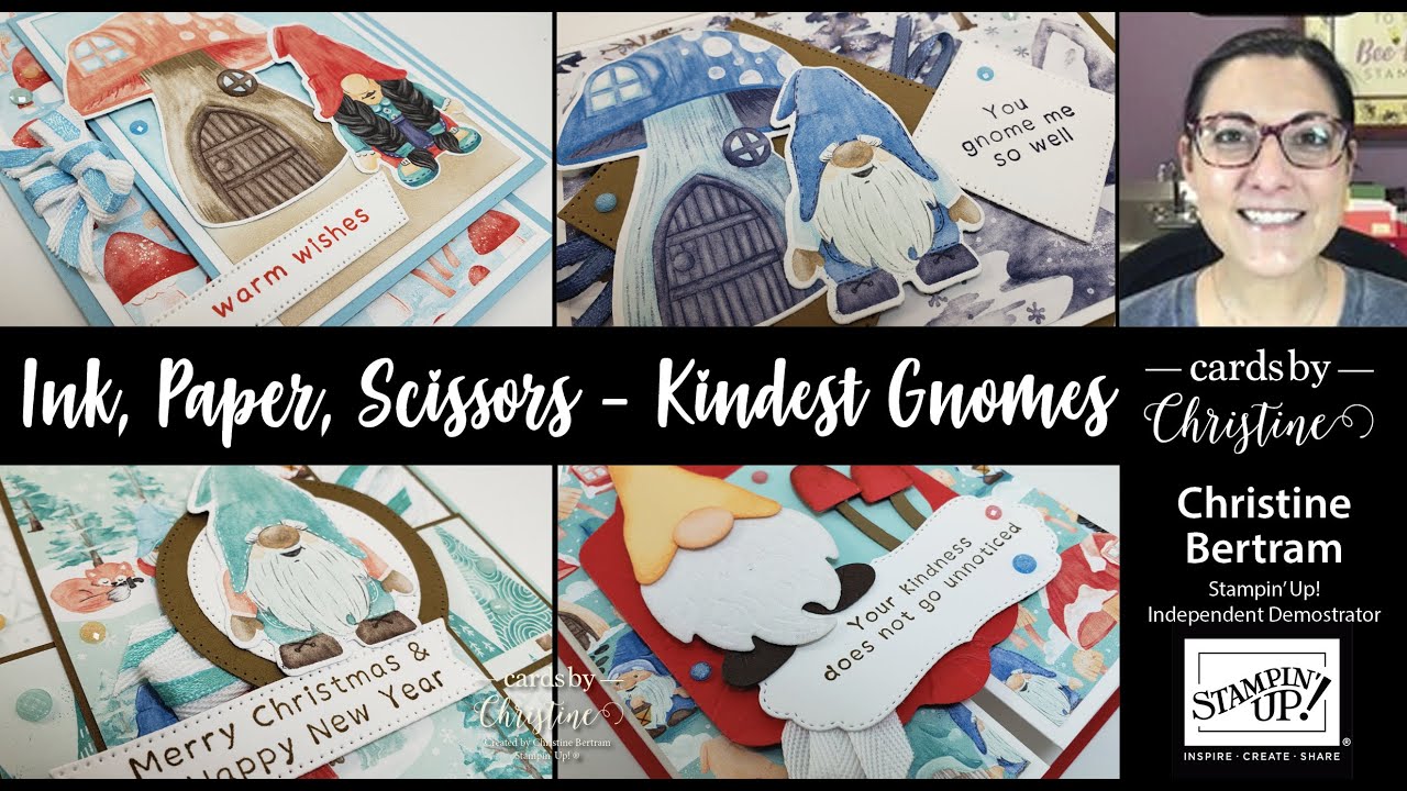 Ink Paper Scissors featuring Storybook Gnomes with Cards by Christine ...