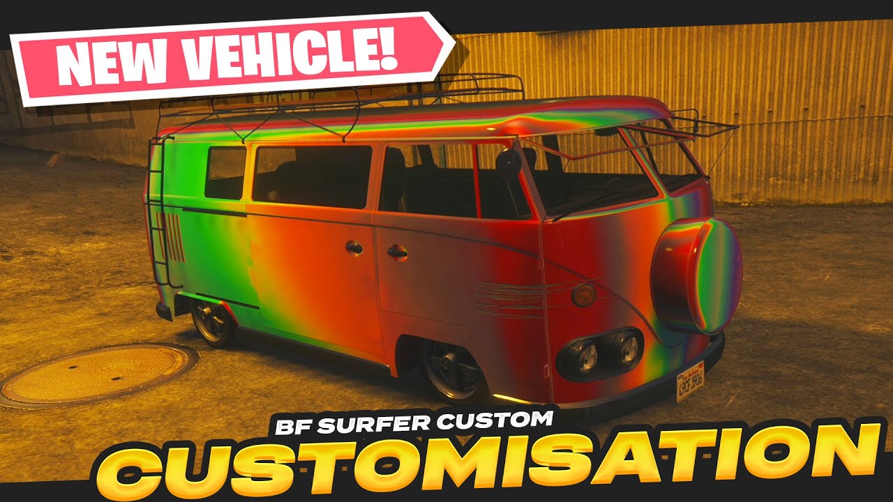 Customising The New ‘BF Surfer Custom' In GTA Online! - (Los Santos ...