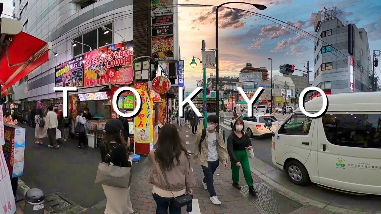 Tokyo Koreatown Shin Okubo walk【4K 360°】 - YouTube