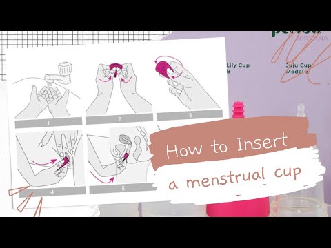 How to use/ insert a menstrual cup #menstruation #menstrualcups - YouTube