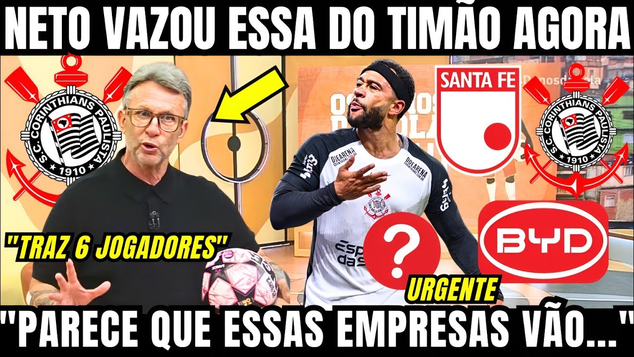 CORINTHIANS PODE FECHAR PARCERIA POR RENOVAÇÃO COM MEMPHIS DEPAY?! NETO ...