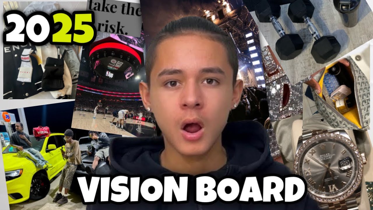Creating A 2025 Vision Board For Growth and Prosperity - YouTube