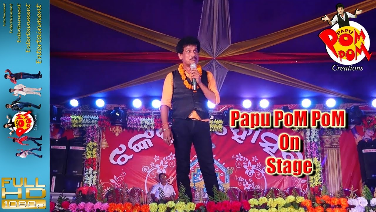 papu pom pom on stage - papu pom pom non stop 30 mint stage comedy ...