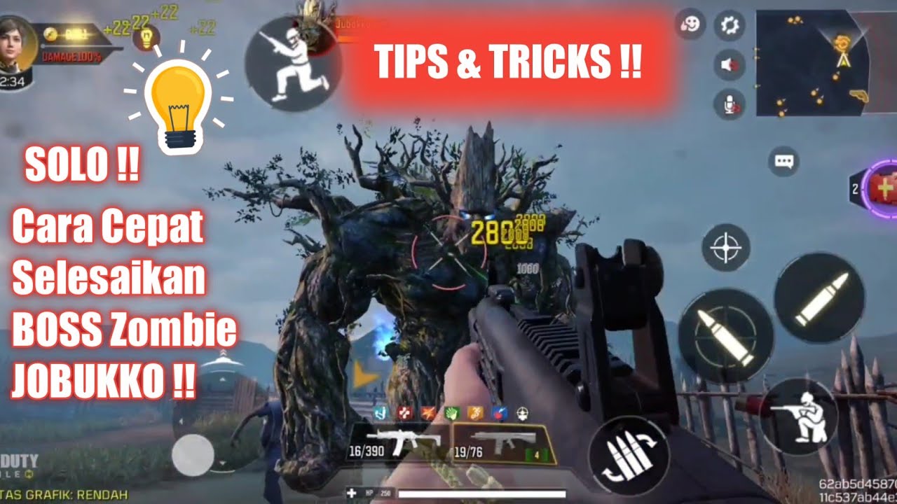 I'm Kill Fastly BOSS Zombie JUBOKKO. SOLO !! New Classic Zombie ...