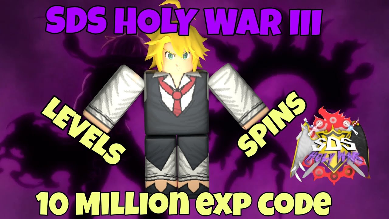 *NEW* 10 MILLION EXP CODE (QUICK LEVELS) FOR HOLY WAR III |ROBLOX ...