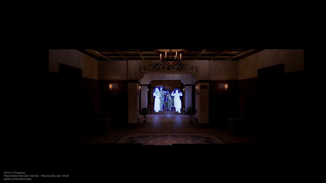 Tower Of Terror Hallway/5th Dimension Demo WIP - YouTube