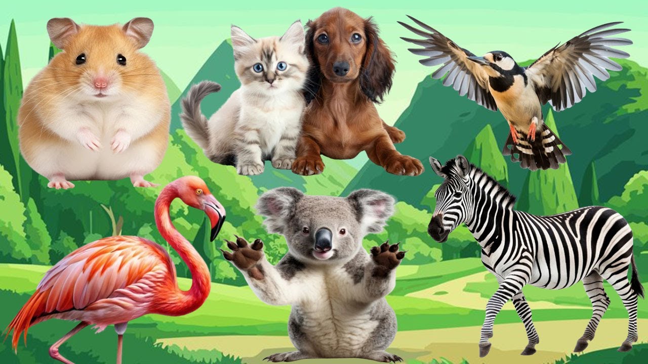 Discover Animal Sounds: Goldfish, Sheep, Badger, Voi, Elephant, Giraffe ...