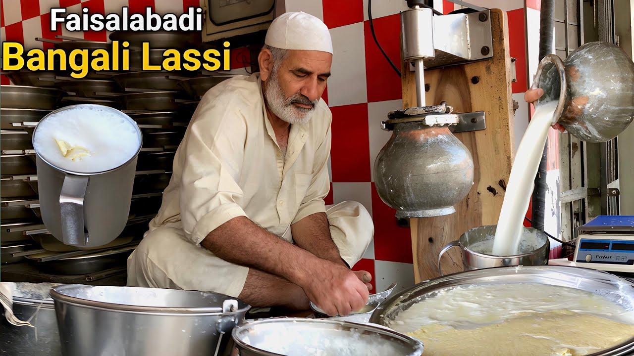 1000 Litre Buttermilk Lassi Sold Daily / 80 Years Old Bangali Lassi ...