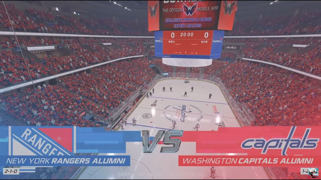 New York Rangers Alumni VS Washington Capitals Alumni - GAME 4 NHL23 ...