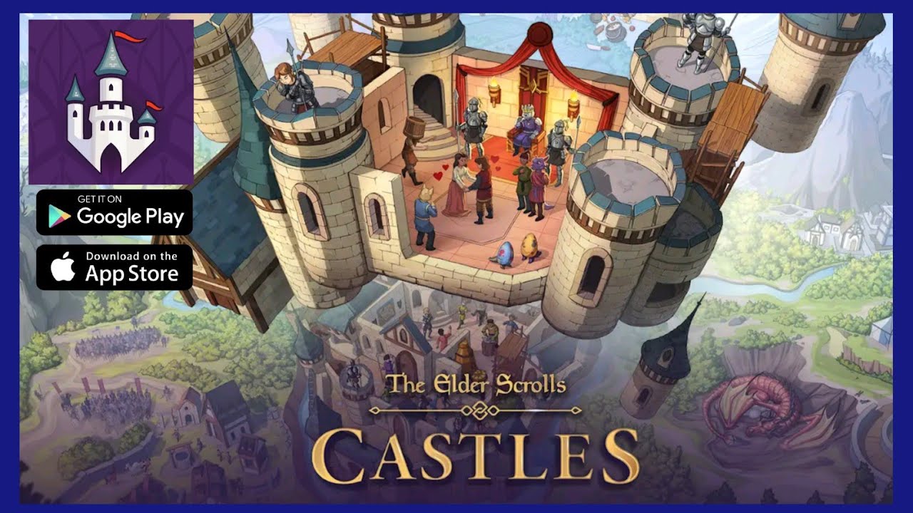 THE ELDER SCROLLS CASTLES | GAMEPLAY, CONSTRUÇÃO de IMPÉRIOS, SIMULAÇÃO ...