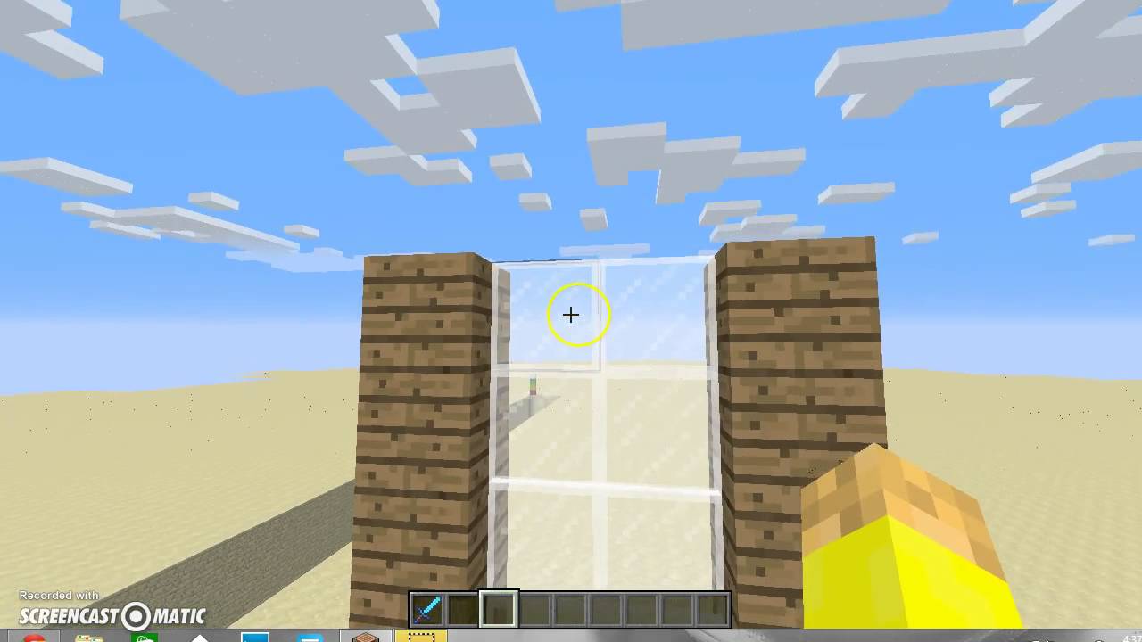 Guillotine in vanilla minecraft - YouTube
