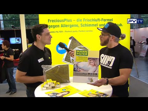 MANN-FILTER über den neuen Innenraumfilter FreciousPlus // PV LIVE! 2015 - YouTube