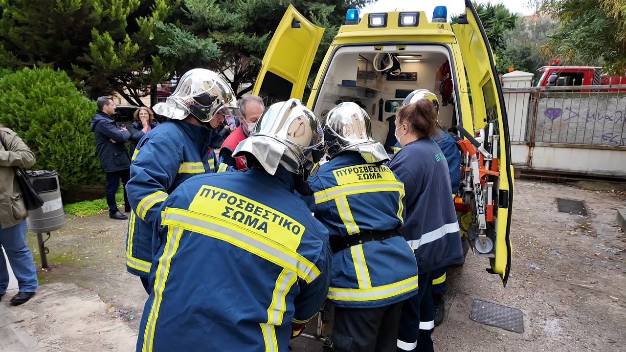 Άσκηση πυροσβεστικής Υπηρεσίας Χίου στο Πανεπιστήμιο Αιγαίου - YouTube